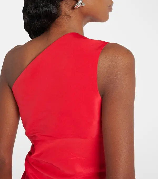 PATOU Asymmetric Balloon Minidress