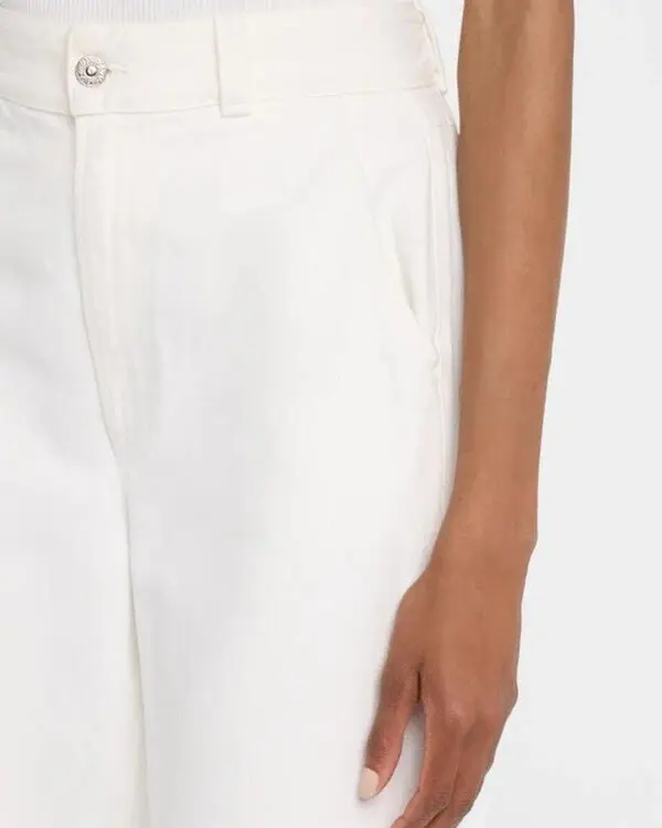 Citizens Of Humanity Beverly High-rise Wide-leg Cotton Trousers - Crescent