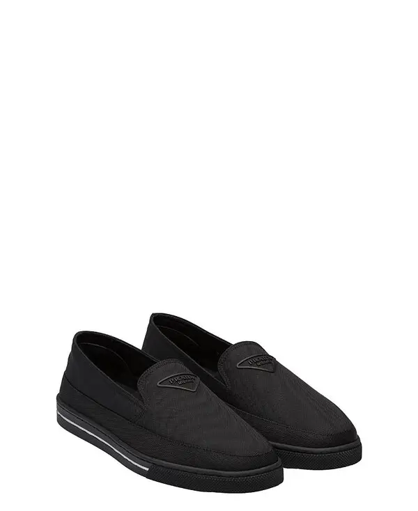 Prada Re-nylon Slip-on Sneakers - Black