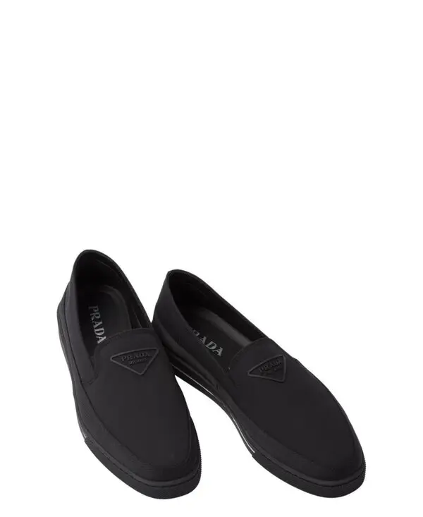 Prada Re-nylon Slip-on Sneakers - Black