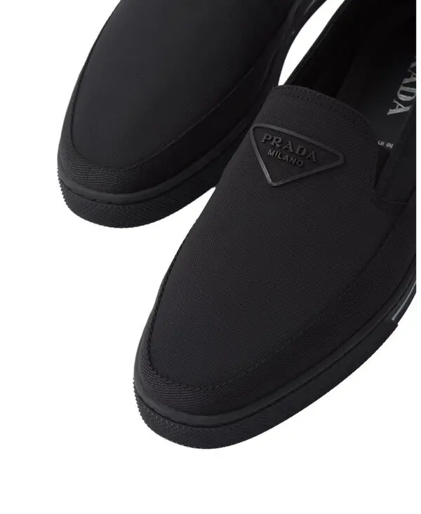 Prada Re-nylon Slip-on Sneakers - Black