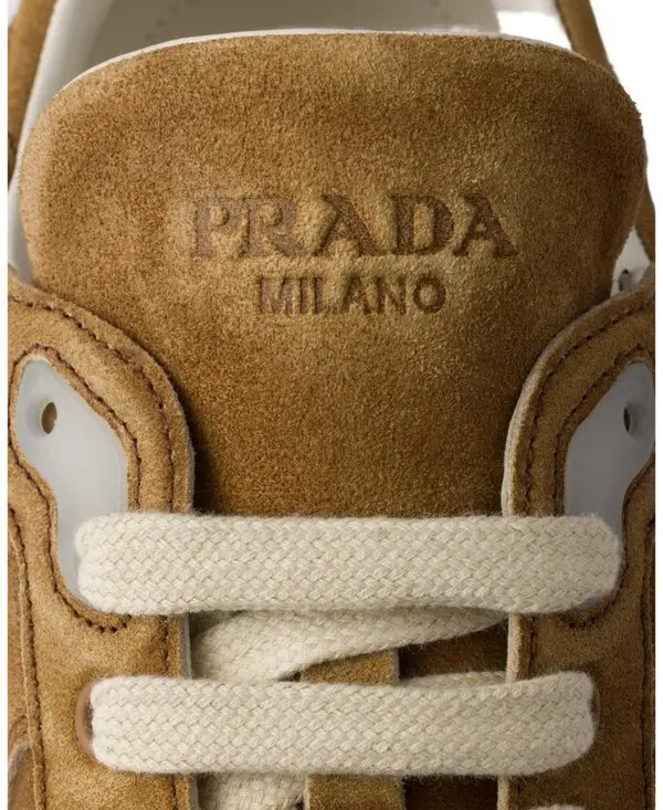 Prada America's Cup Suede Sneakers - Cinnamon
