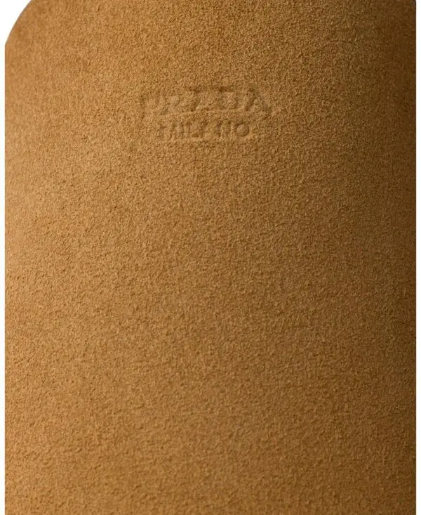 Prada Suede Mules - Cinnamon