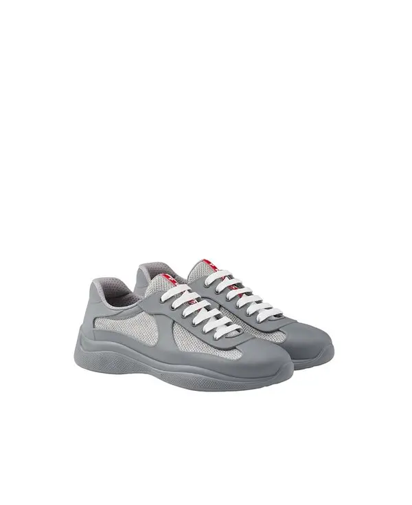 Prada America's Cup Sneakers - Gold/silver