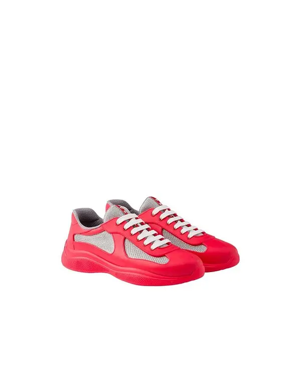 Prada America's Cup Sneakers - Red