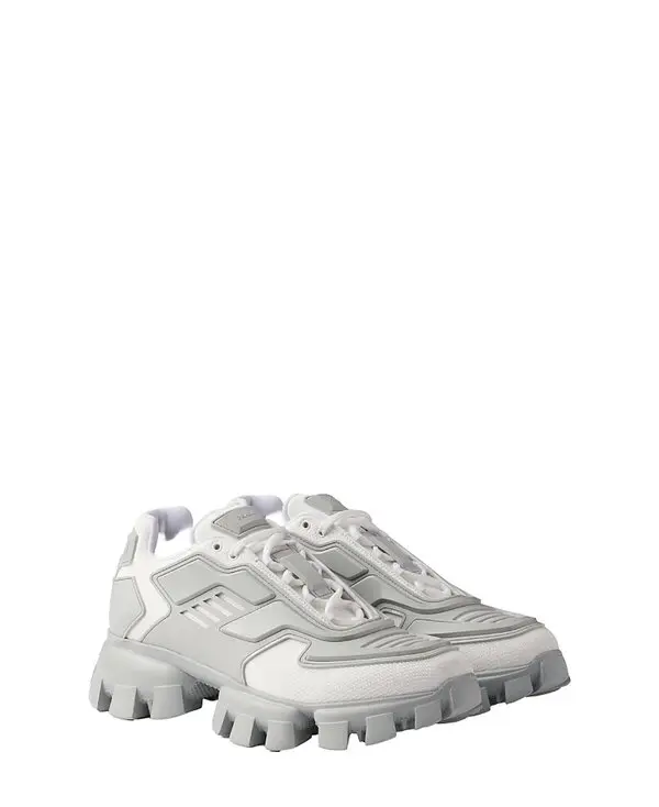 prada スニーカーCLOUDBUST ホワイト　サイズ37 お値下げ中 中古・古着通販】PRADA (プラダ) CLOUDBUST/ハイトップ