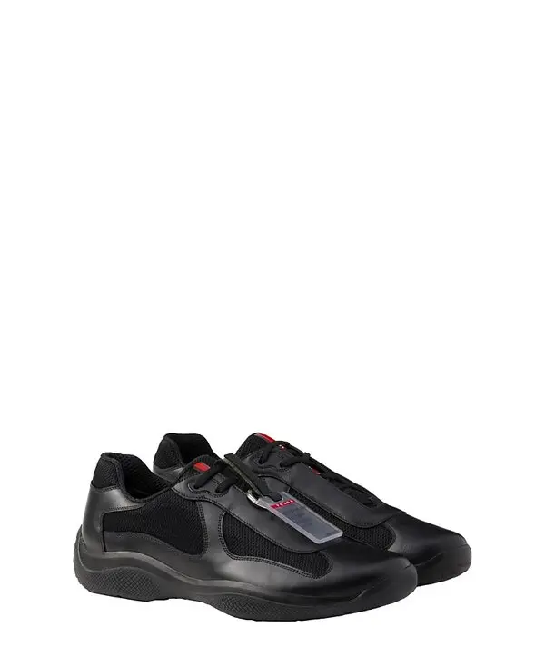 Prada America's Cup Re-edition Sneakers - Black