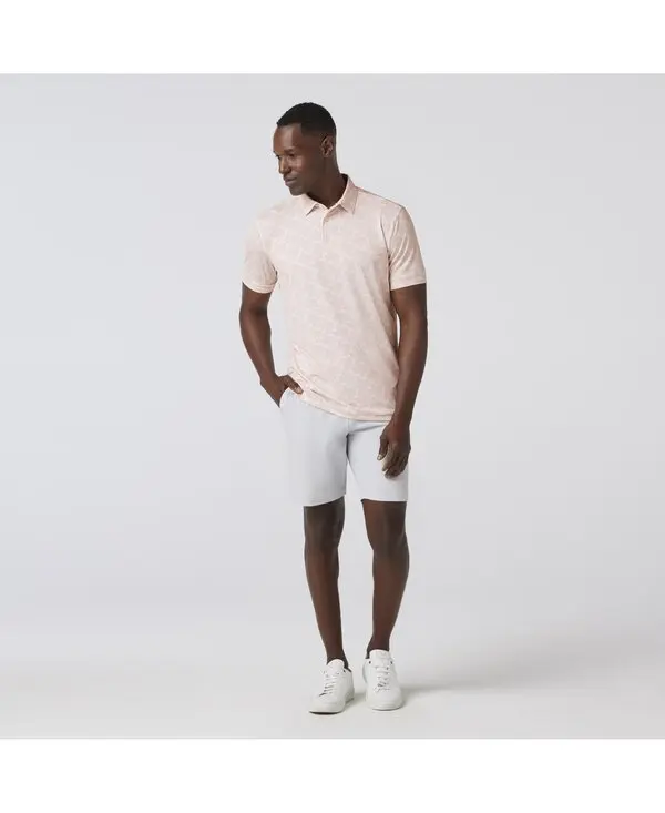 Mizzen+main Versa Short Sleeve Polo - Orange