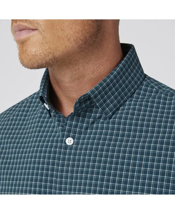 Mizzen+main Leeward No Tuck Long Sleeve Dress Shirt Sea Ludlow Plaid - Navy