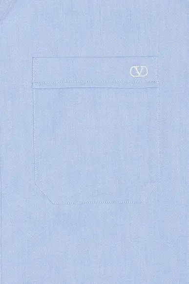 Valentino Garavani V Logo Signature Shirt - Sky Spring