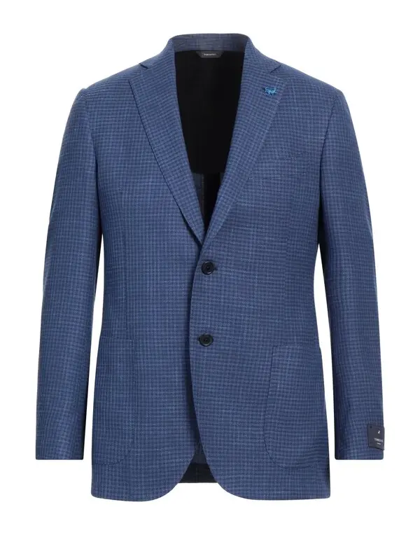 TOMBOLINI Blazer Size Virgin Wool, Silk, Linen