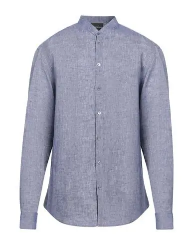 Emporio Armani Shirt Size Linen - Blue