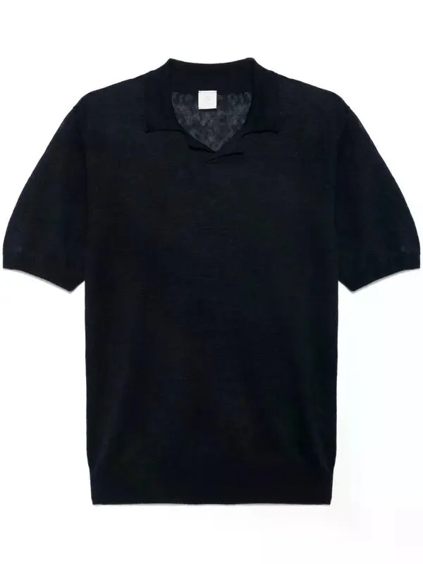 Eleventy Linen Polo Shirt