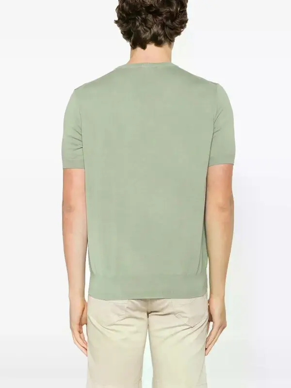 Canali Knitted T-shirt - Green