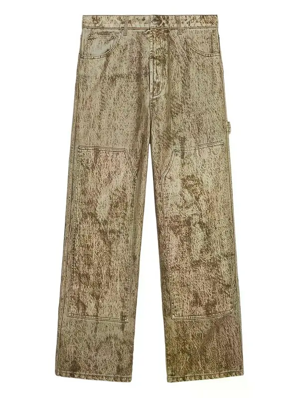 1989 STUDIO Distressed Wide Leg Cargo Trousers