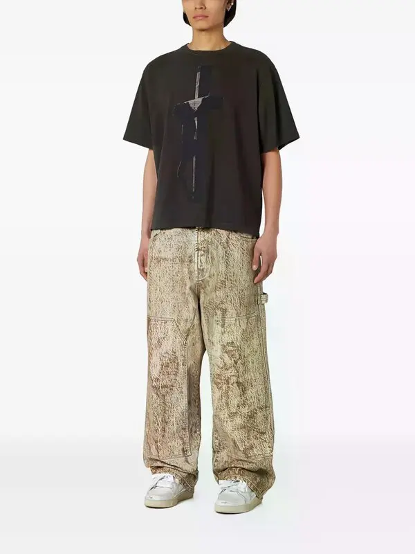 1989 STUDIO Distressed Wide Leg Cargo Trousers