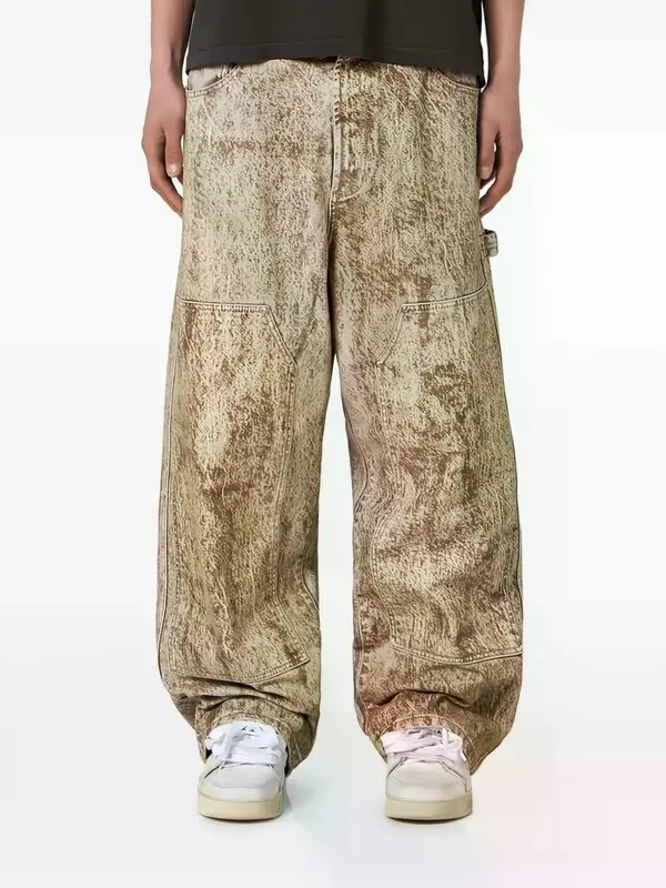 1989 STUDIO Distressed Wide Leg Cargo Trousers