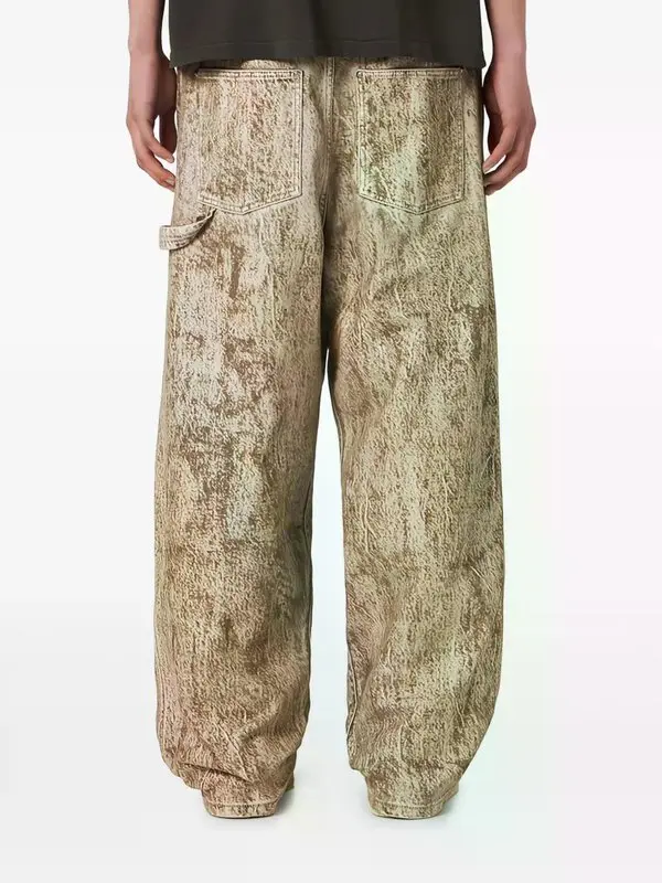 1989 STUDIO Distressed Wide Leg Cargo Trousers