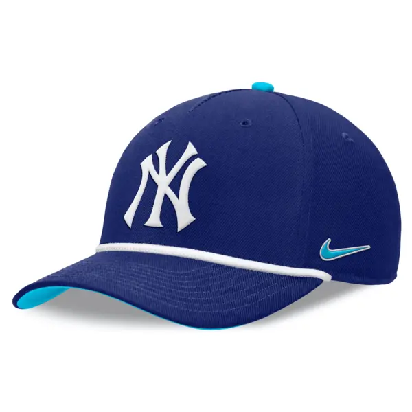 Nike New York Yankees Mlb Rise Adjustable Hat - Blue