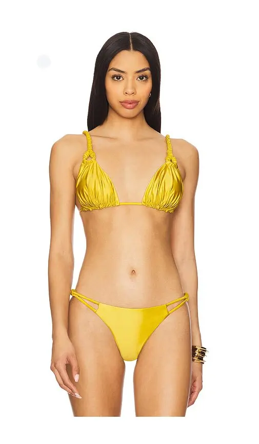 Devon Windsor Lamia Bikini Top - Canary