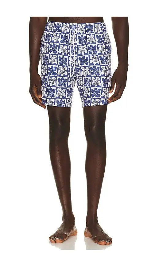TRUNKS SURF & SWIM CO. Sano 6.5" Swim Short - Deep Peri