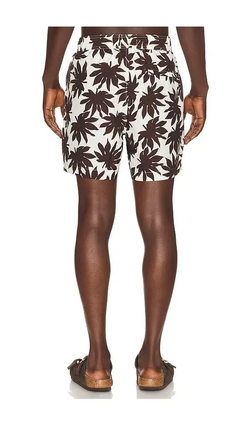 Onia Charles 5 Swim Trunk - Egret Multi