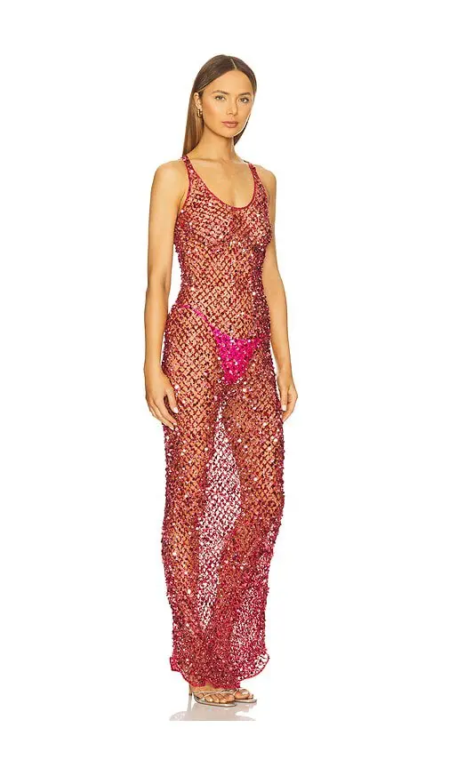 Lapointe Sequin Tank Gown