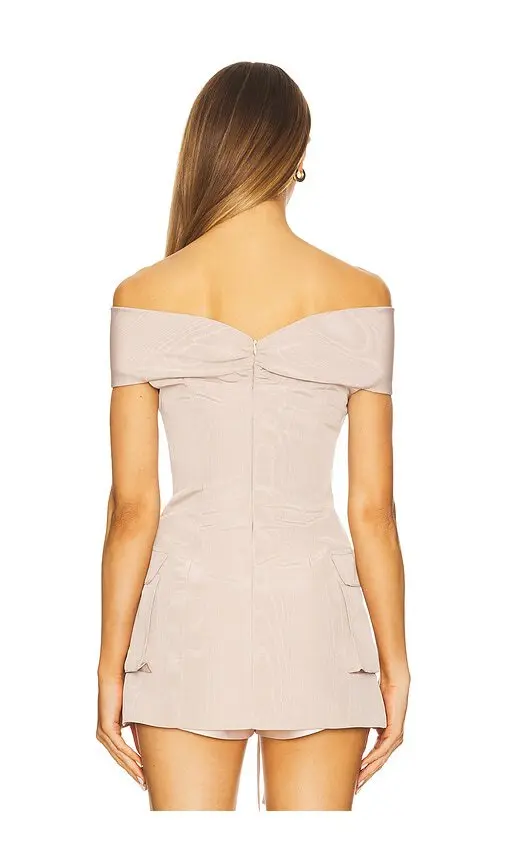 KIM SHUI Off Shoulder Tie Top