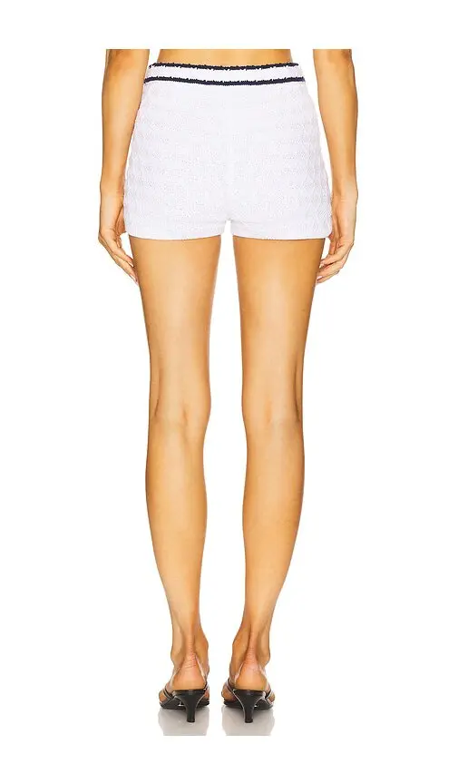 525 America Tipping Textured Knit Shorts