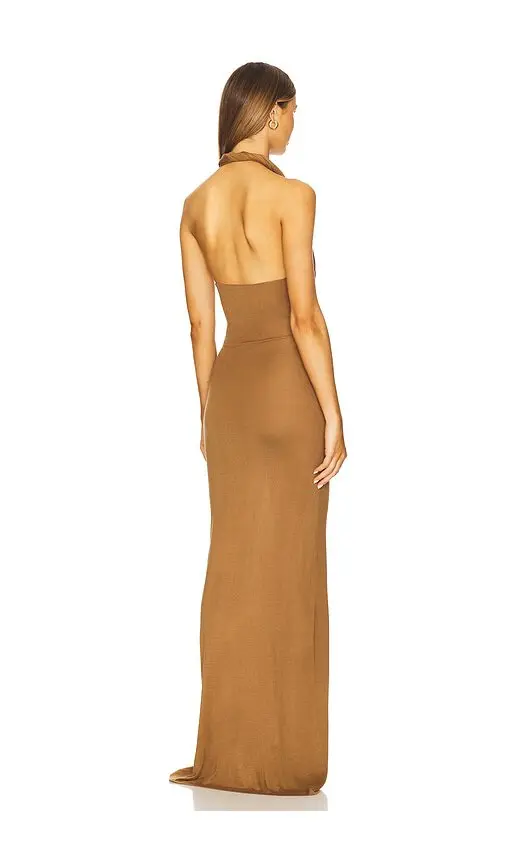 AYA MUSE Halter Maxi Dress