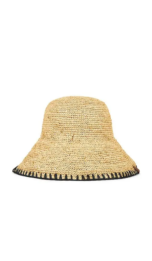 Rag & Bone Jade Whipstitch Rollable Bucket Hat
