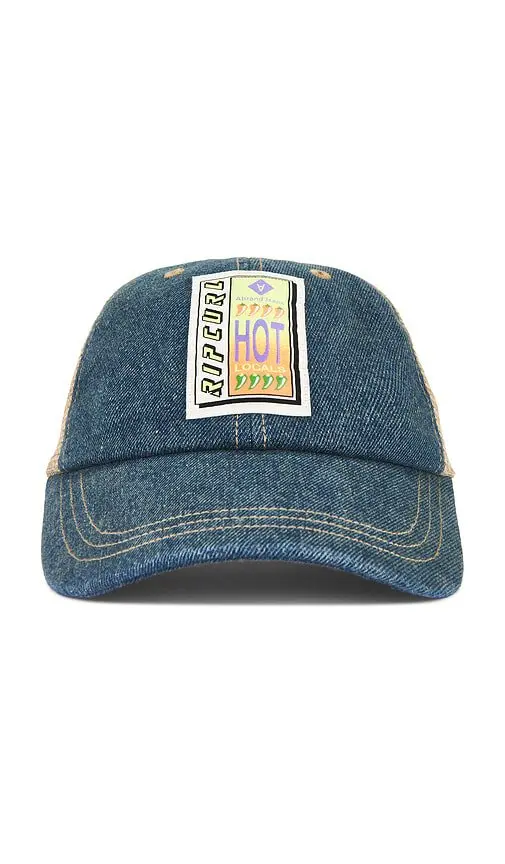 Abrand Denim X Rip Curl Zane Cap - Dark Vintage Indigo