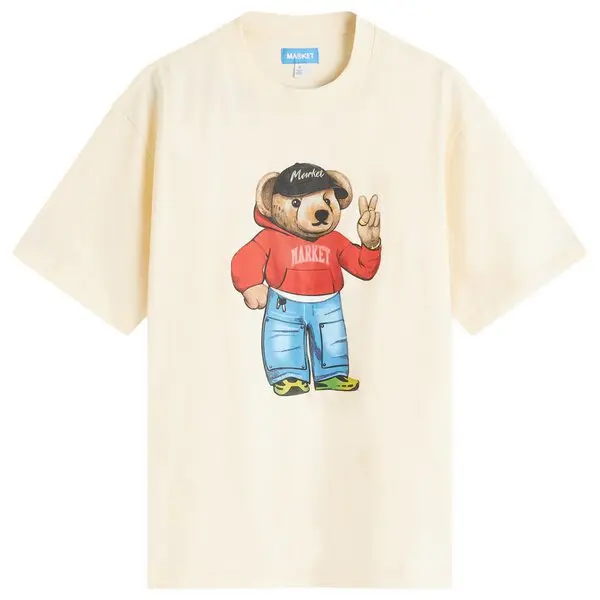 MARKET Fit Check Bear T-shirt - Butter-cream