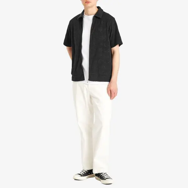 THISISNEVERTHAT Terry Shortsleeve Zip Shirt