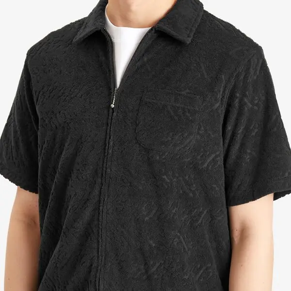 THISISNEVERTHAT Terry Shortsleeve Zip Shirt