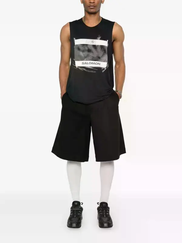 MM6 MAISON MARGIELA X SALOMON Numbers-motif Tank Top