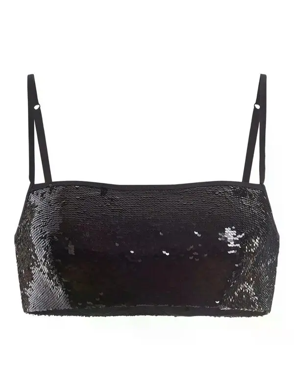 Wolford Let It Sparkle Sequinned Bra - Black