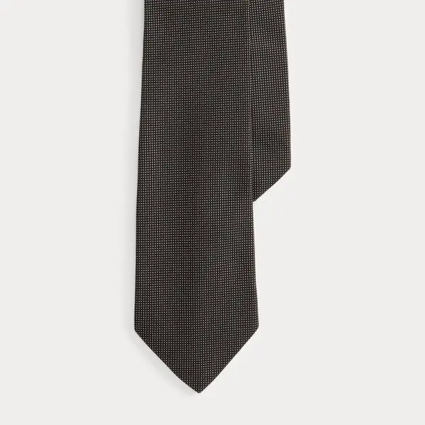 Ralph Lauren Silk Neck Tie - Dark Brown