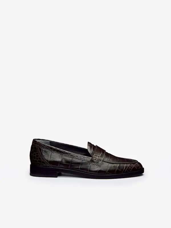REFORMATION Kaylee Loafer - Brown