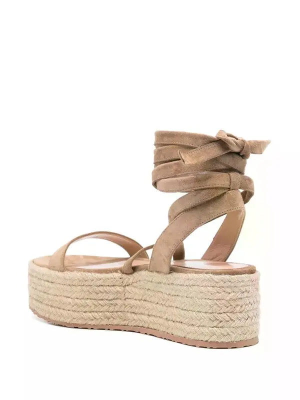 GIANVITO ROSSI 60mm Espadrilles - Brown