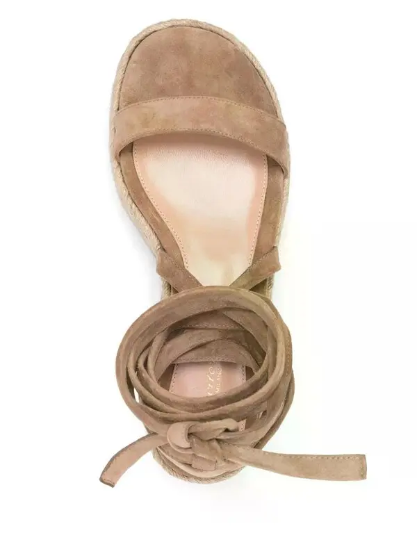 GIANVITO ROSSI 60mm Espadrilles - Brown