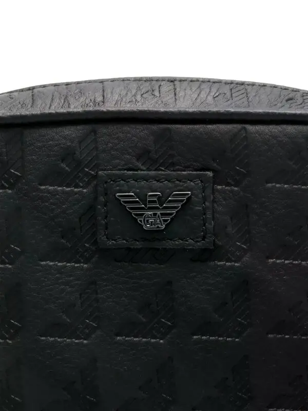 Emporio Armani Embossed-logo Messenger Bag