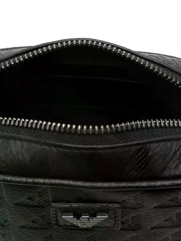 Emporio Armani Embossed-logo Messenger Bag