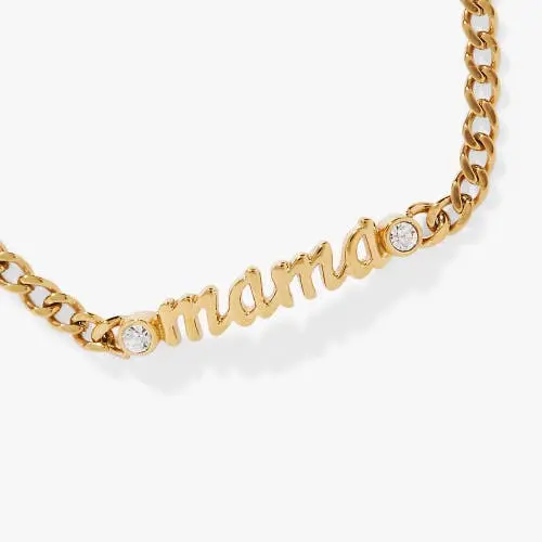 ALEX AND ANI Mama Curb Chain Bracelet