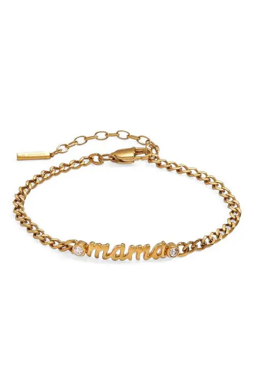 ALEX AND ANI Mama Curb Chain Bracelet - Gold