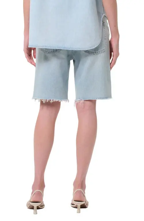 AGOLDE 90s Long Cutoff Denim Shorts