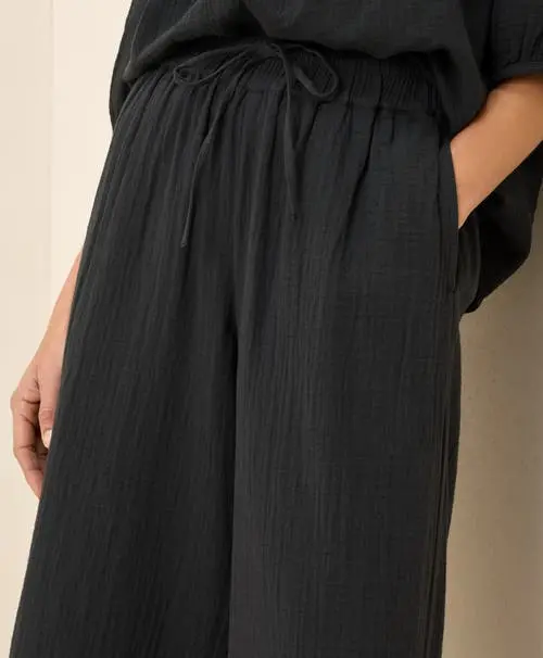 PACT Organic Cotton Coastal Double Gauze Split Hem Pant