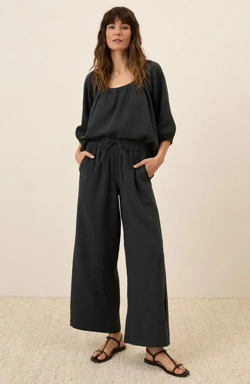 PACT Organic Cotton Coastal Double Gauze Split Hem Pant