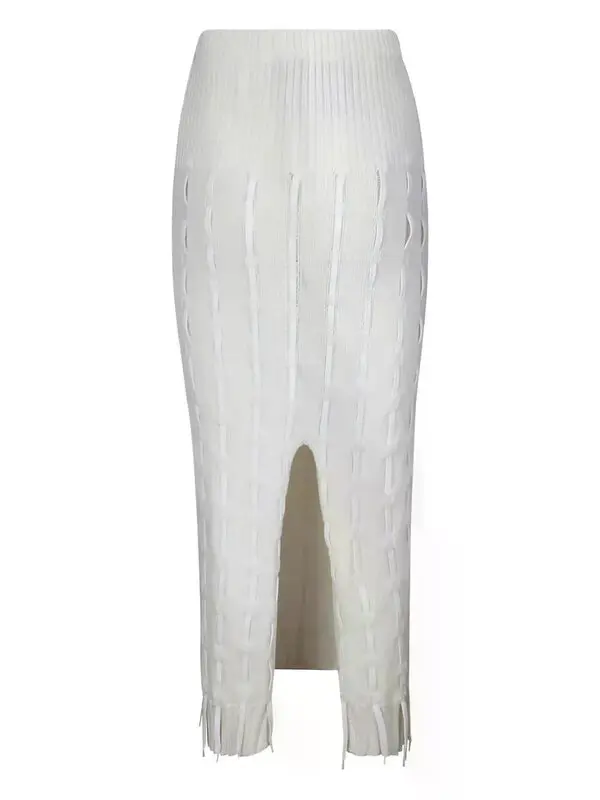 INSTITUTION Ribbed Midi Skirt