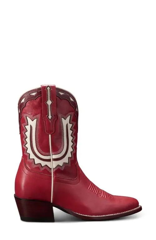 Tecovas The Jolene Western Boot - Crimson/bone